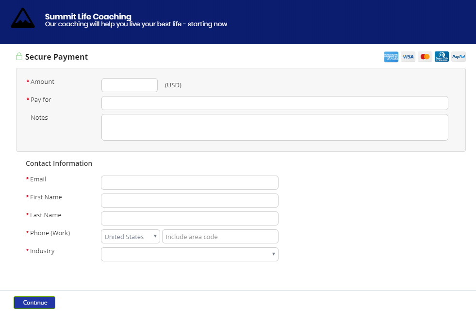 Free Online Payment Forms , 300+ Payment Forms – FYVISM
